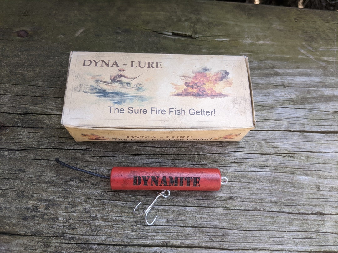 Dyna Lure, Fishing Lure Gag Gift, Sure Fire Fish Getter, - Etsy