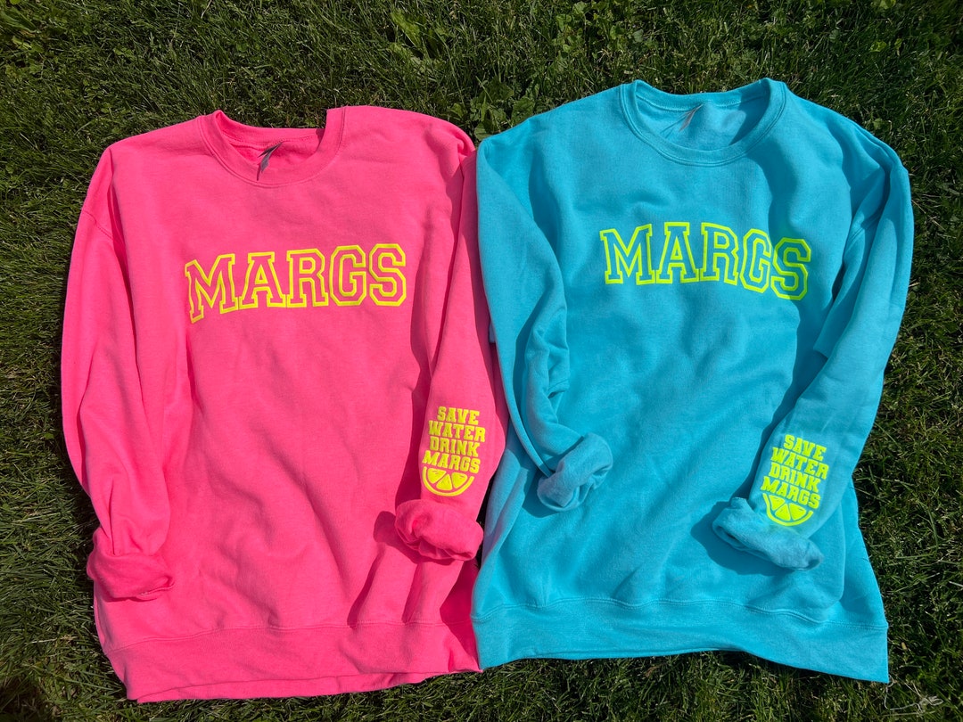 Margs Margarita Funny Neon Sweatshirt - Etsy