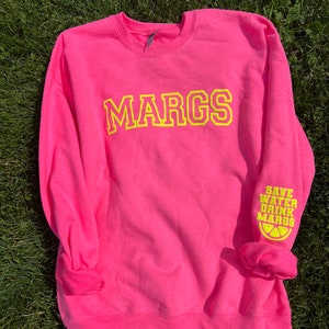 Margs Margarita Funny Neon Sweatshirt - Etsy