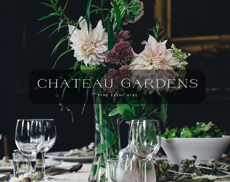 Event Hire Logo, Logo for Venues, Wedding Logos, Elegant Logo Design ...