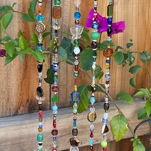 Hand Beaded Wind Chimes/suncatcher - Etsy