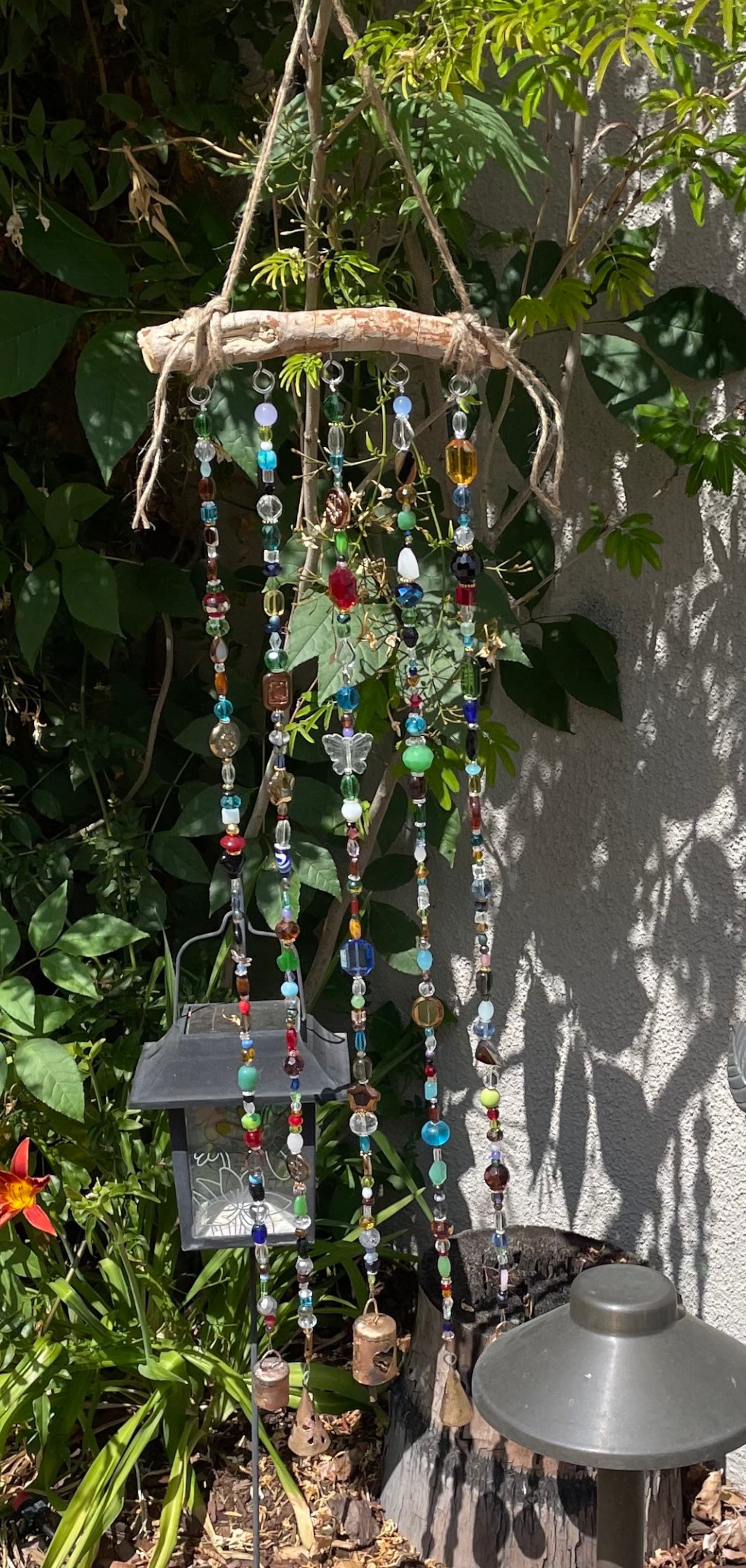 Hand Beaded Wind Chimes/suncatcher - Etsy