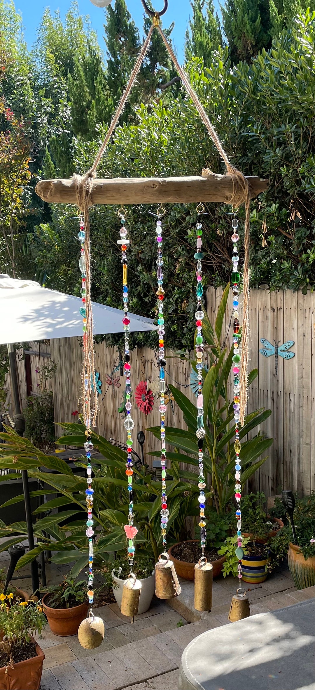 Grand Wind Chimes/sun Catcher - Etsy
