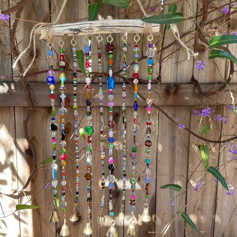 Glass Bead Wind Chime - Etsy