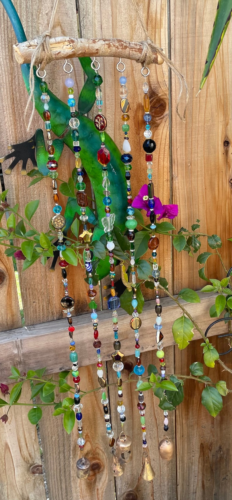 Hand Beaded Wind Chimes/suncatcher - Etsy