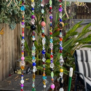 Charmed Glass Beaded Wind Chime/suncatcher - Etsy