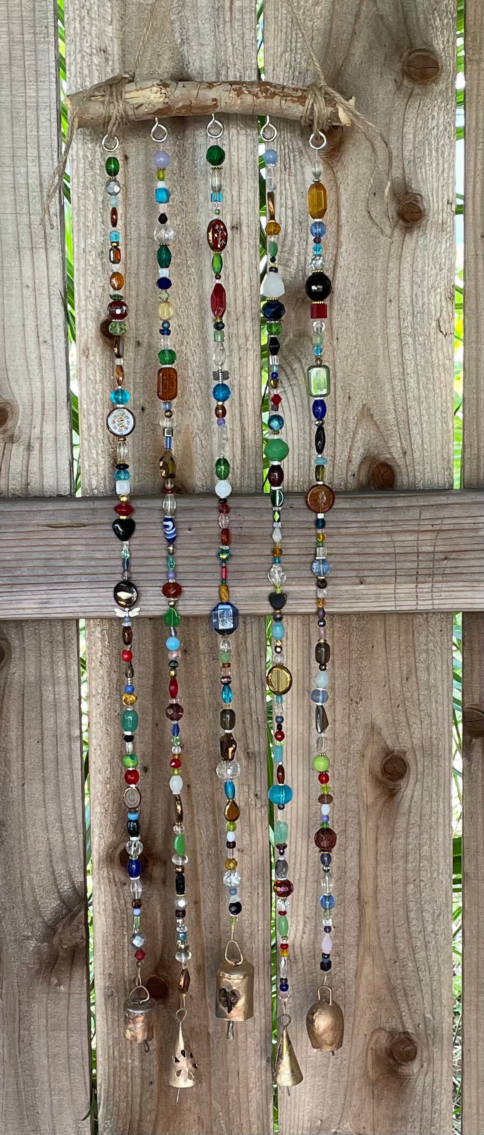Hand Beaded Wind Chimes/suncatcher - Etsy