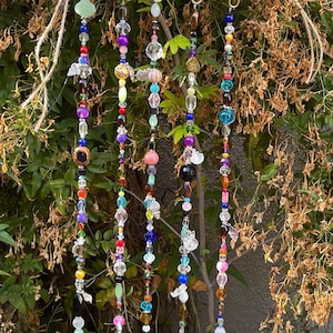 Charmed Glass Beaded Wind Chime/suncatcher - Etsy