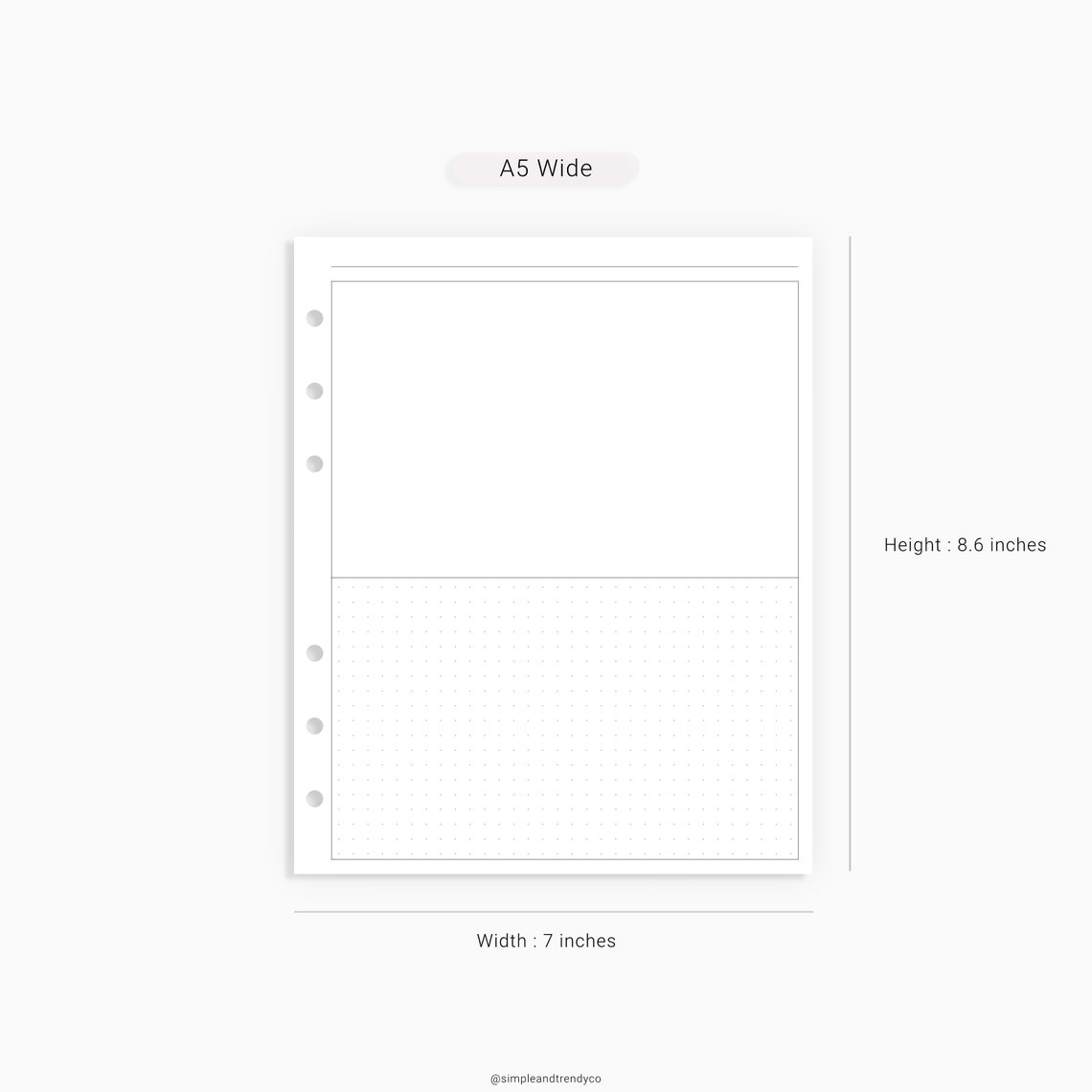 A5 Wide Printable Mind Map Monthly Mind Map Printable Notes | Etsy