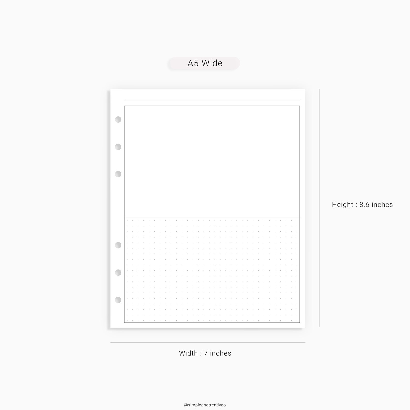 A5 Wide Printable Mind Map Monthly Mind Map Printable Notes | Etsy