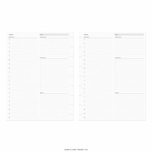 Daily Planner Printable Happy Planner Classic, Daily Planners and ...