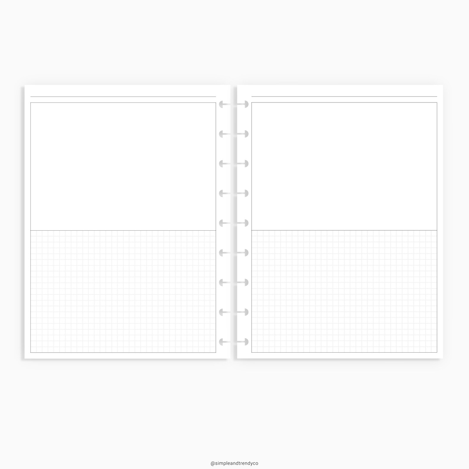 Printable Mind Map Happy Planner Classic Monthly Mind Map | Etsy