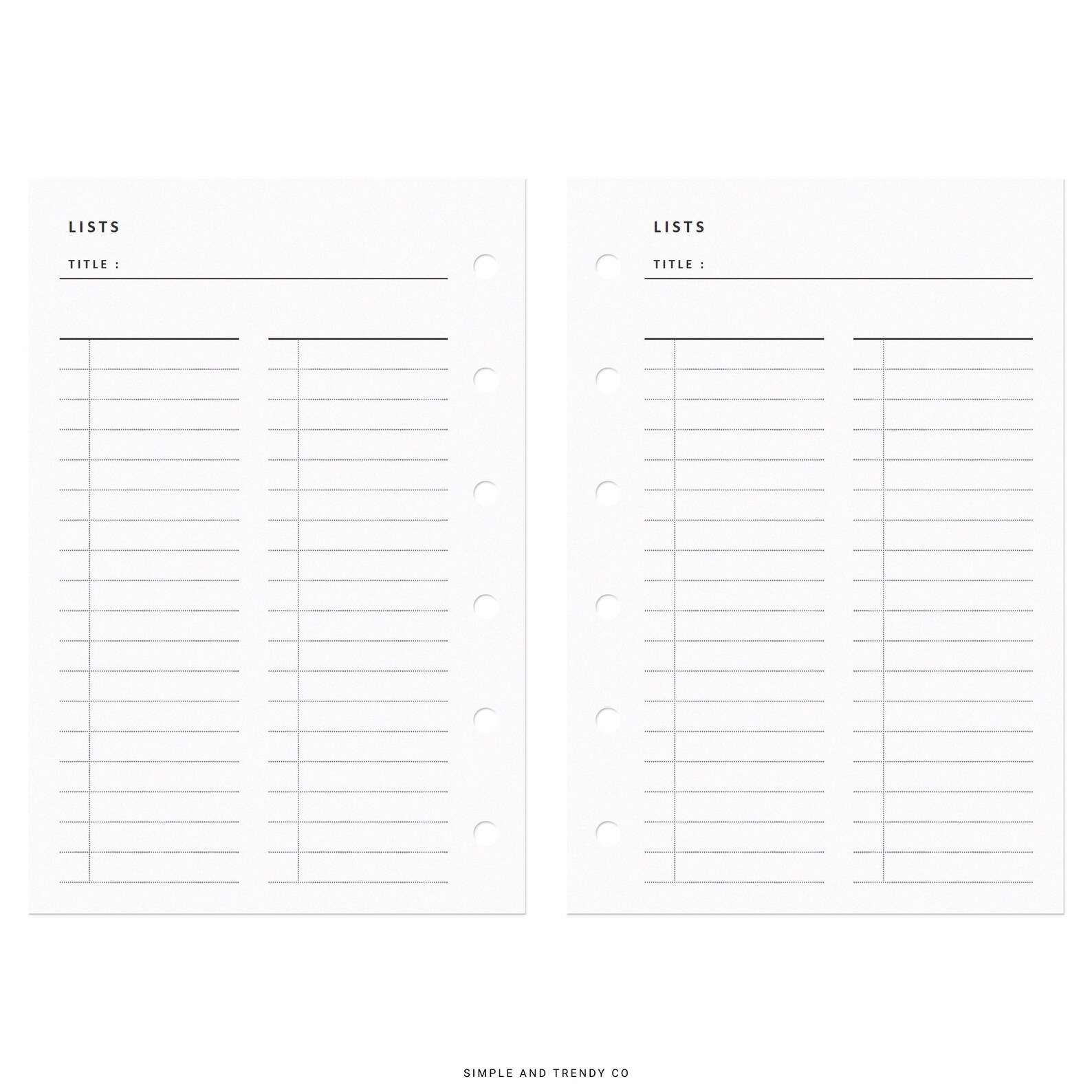 List Tracker Pocket Size Grocery List Shopping List Wish - Etsy