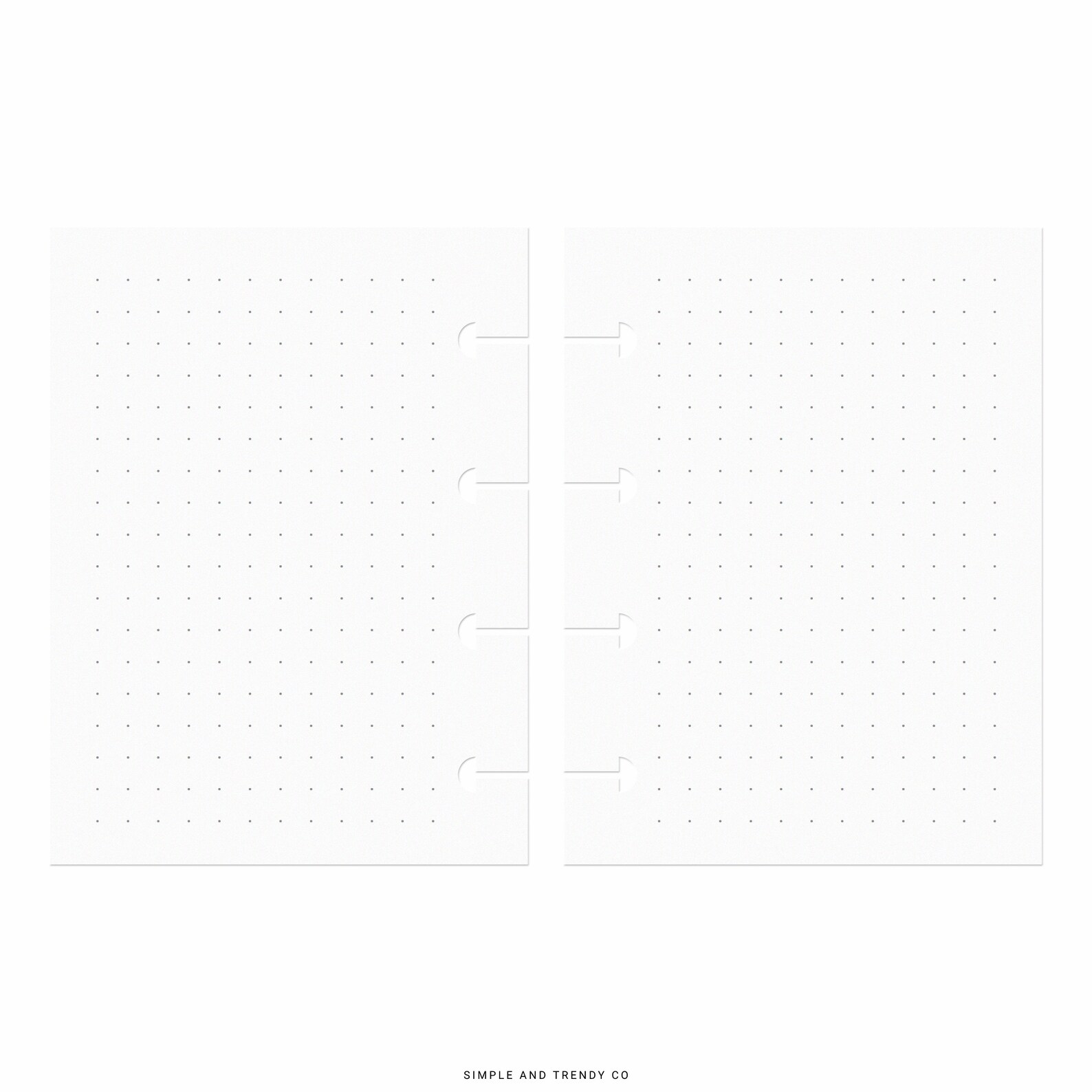 Micro Happy Planner Inserts Dot Grid Lined Paper Printable - Etsy