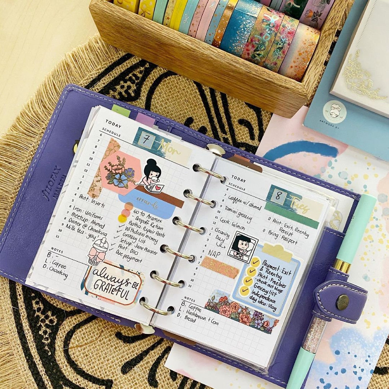 Daily Planner Printable Pocket Size, Daily Planners and Organizers ...