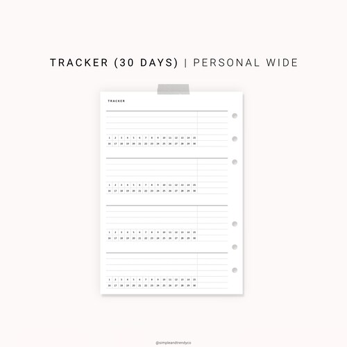 Weekly Planner Printable Personal Wide Weekly Schedule | Etsy