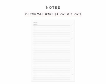 A5 Note Taking Template Study Concept Chart Paper Lecture - Etsy