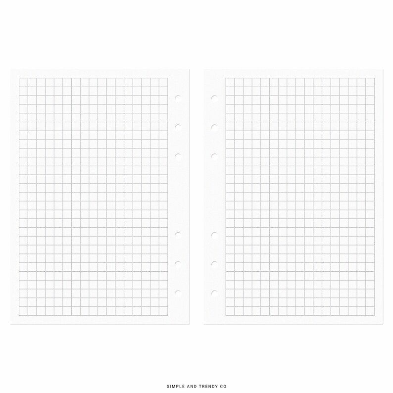 Dot Grid Lined Paper A6 Inserts Printable Writing Paper Blank - Etsy
