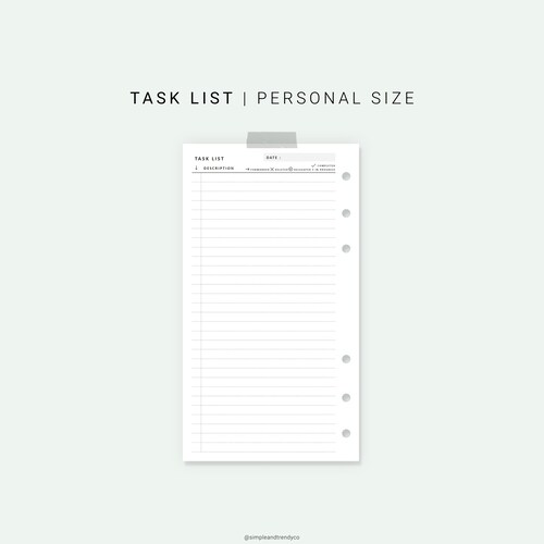 To Do List Personal Planner Inserts Grocery List Shopping - Etsy
