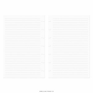 Dot Grid Lined Paper Happy Planner Mini, Printable Writing Paper Blank ...