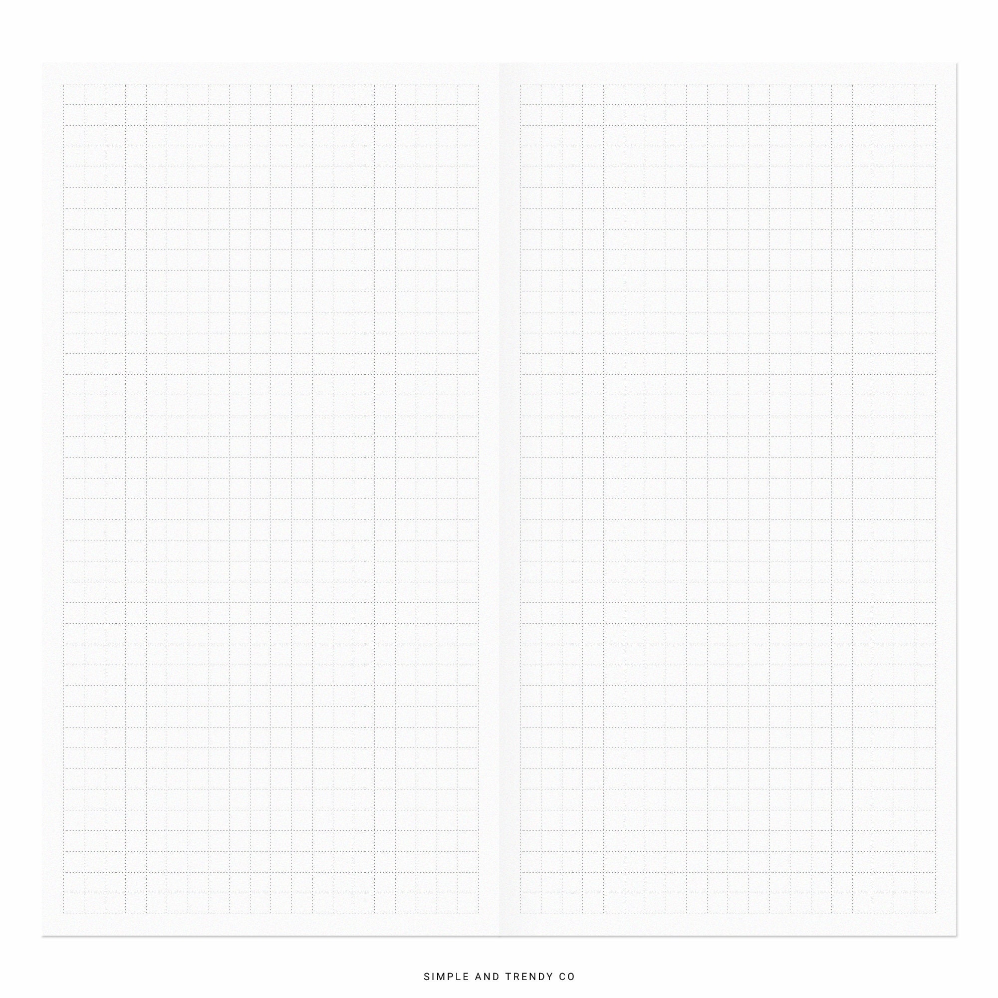 Dot Grid Lined Paper TN Standard Printable Writing Paper - Etsy