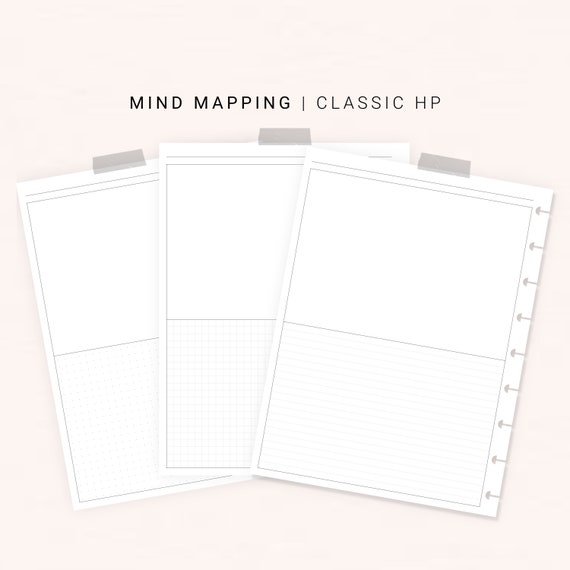 Printable Mind Map Happy Planner Classic Monthly Mind Map | Etsy