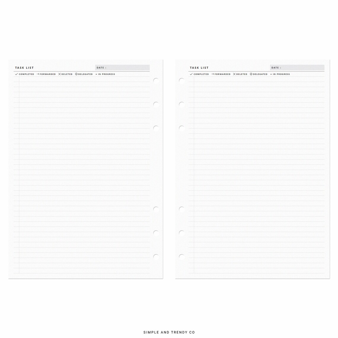 Printable to Do List A5 Planner Inserts Daily to Do List - Etsy