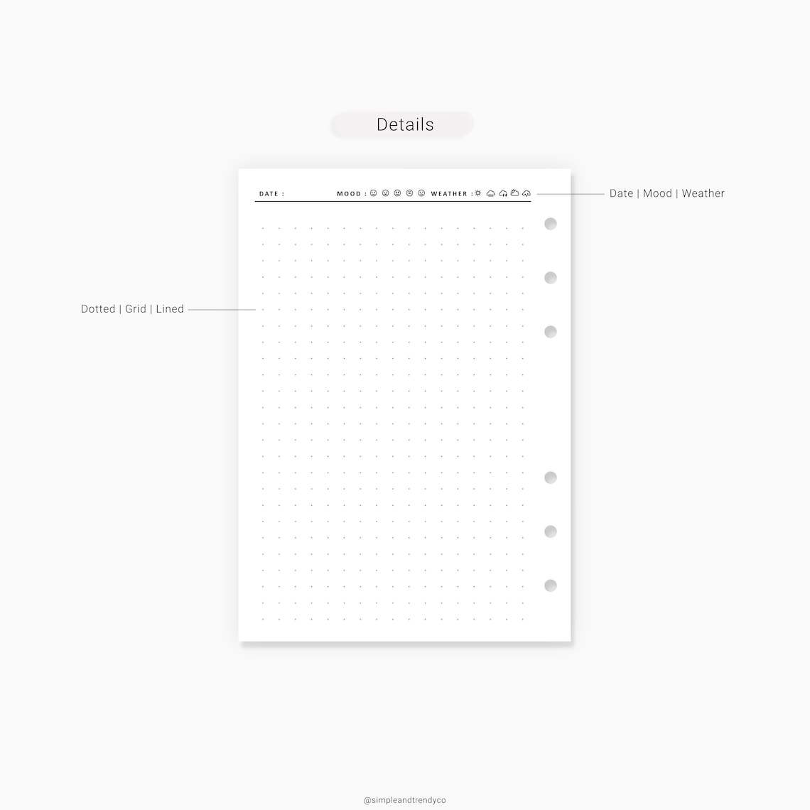 Printable Diary Pages Travel Journal A6 Inserts Writing | Etsy