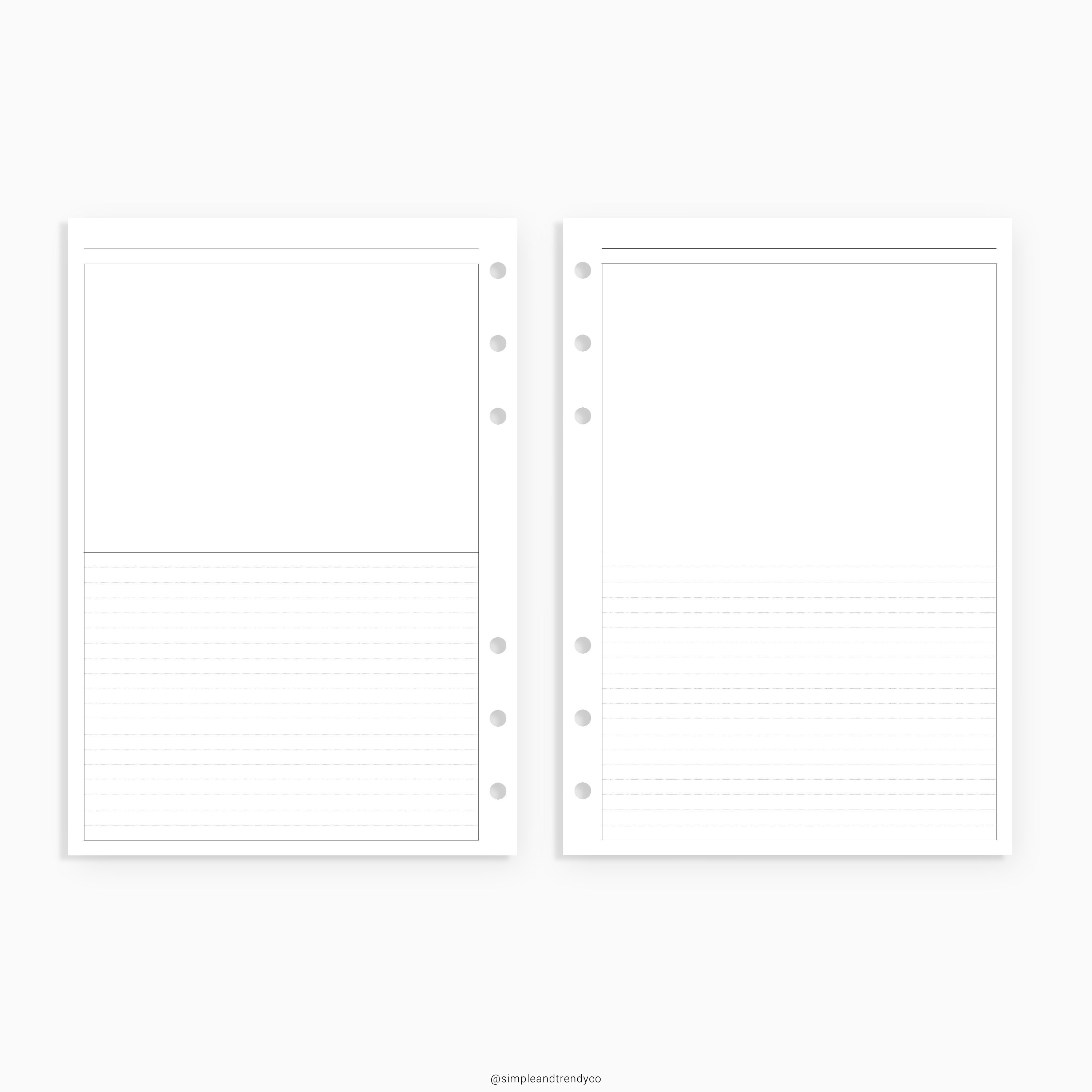 Printable Mind Map A5 Planner Inserts Monthly Mind Map | Etsy Canada