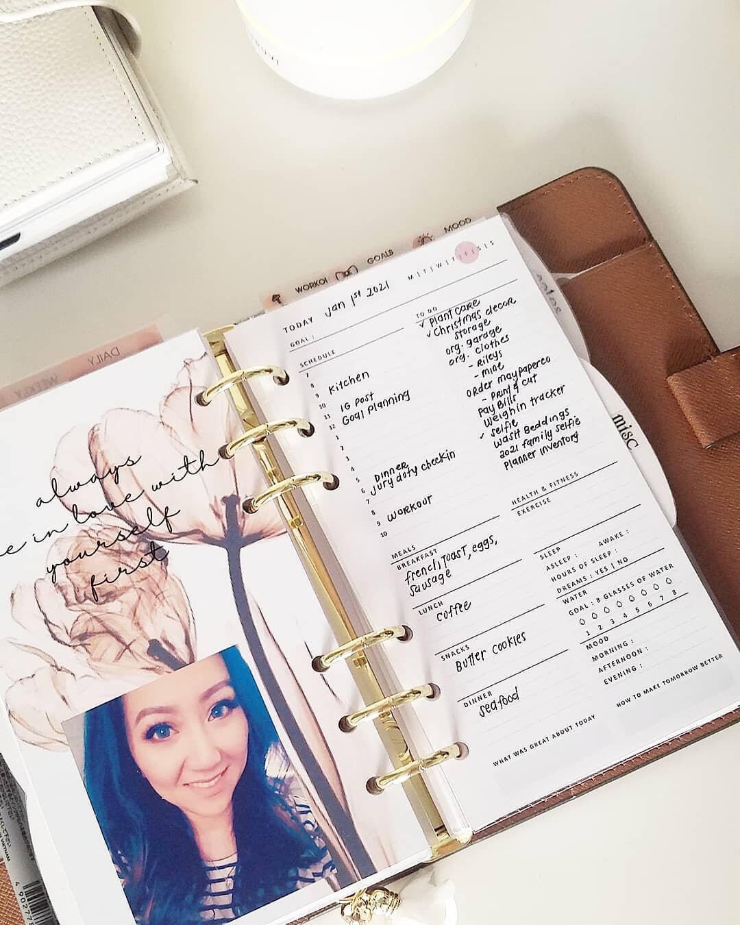 Daily Planner Personal Planner Inserts Minimalist Printable | Etsy