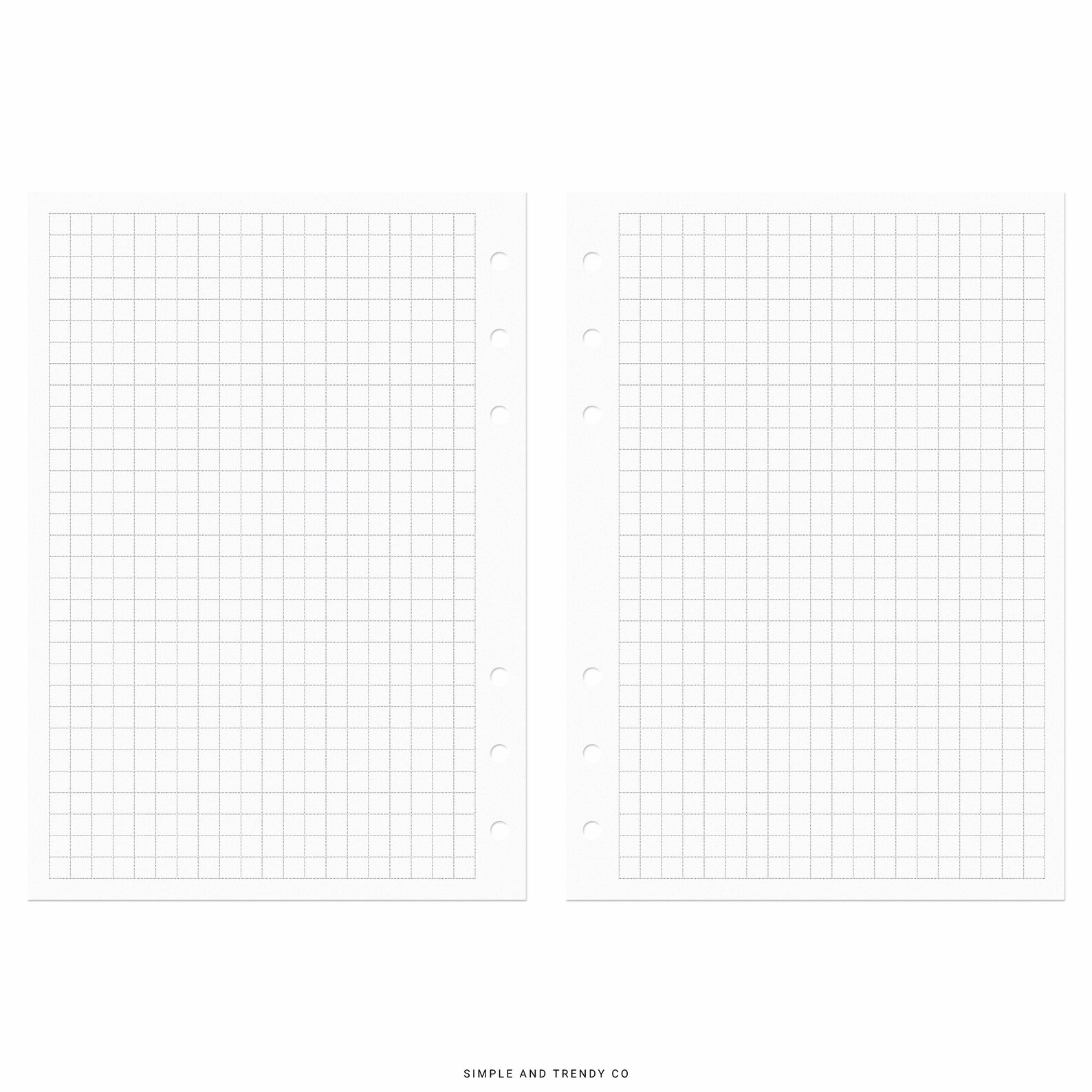Dot Grid Lined Paper Personal Wide Printable Writing Paper - Etsy