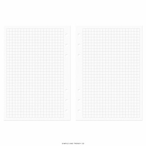 Dot Grid Lined Paper Personal Wide, Printable Writing Paper Blank Notes ...