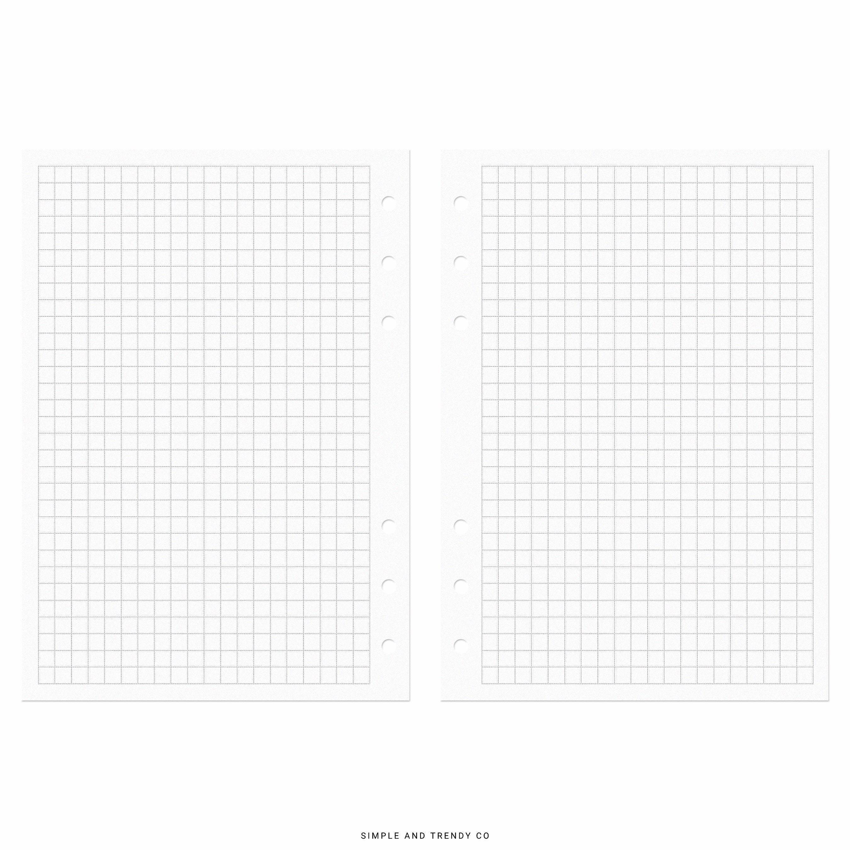 Dot Grid Lined Paper Personal Wide Printable Writing Paper - Etsy