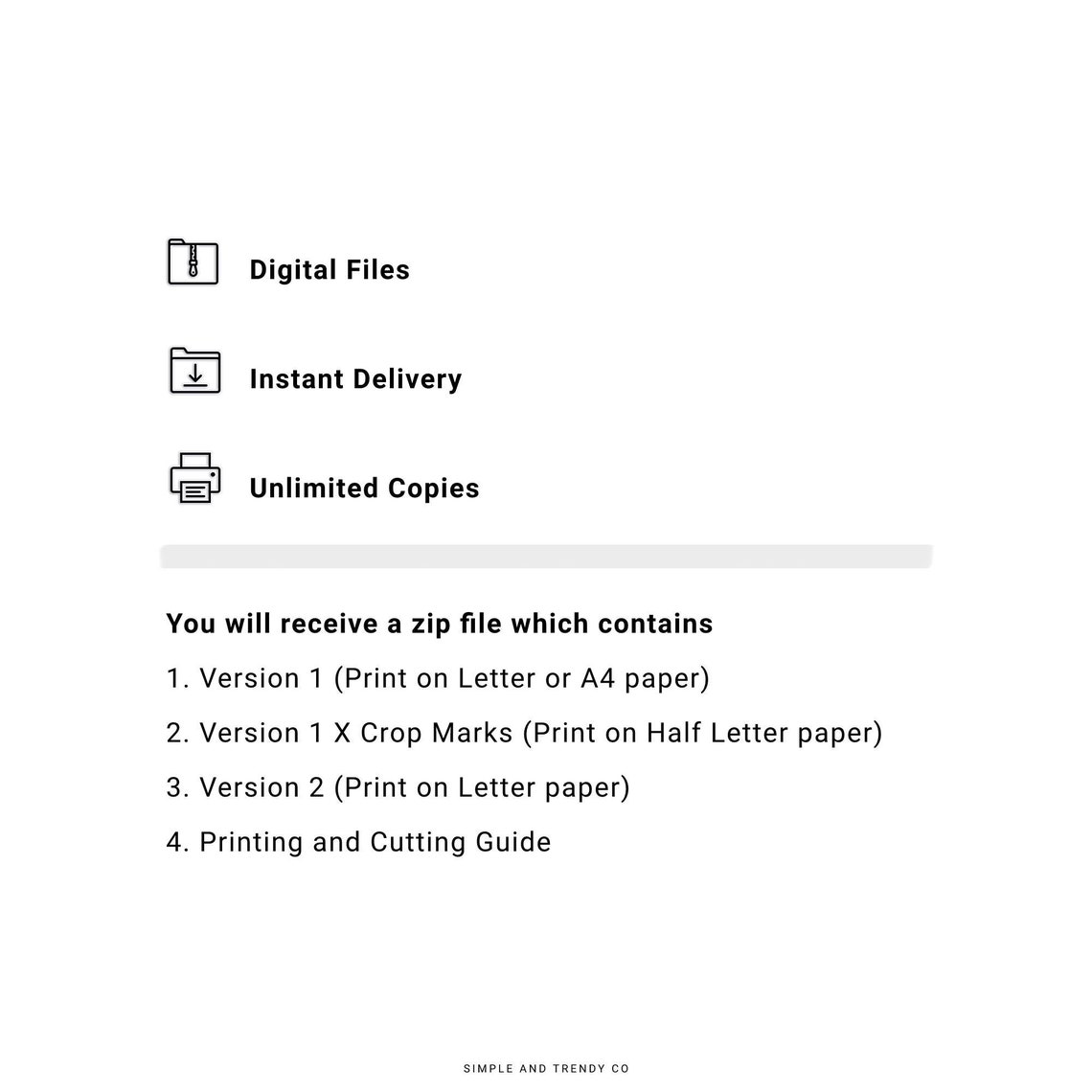 Monthly Overview Printable Half Size Half Letter Inserts - Etsy