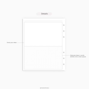 A5 Wide Printable Mind Map Monthly Mind Map Printable Notes | Etsy