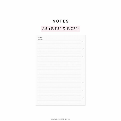 Order Tracker Printable A5 Planner Inserts - Etsy