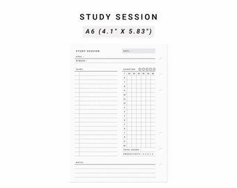Study Notes Template Class Notes Template Lecture (Instant Download) - Etsy
