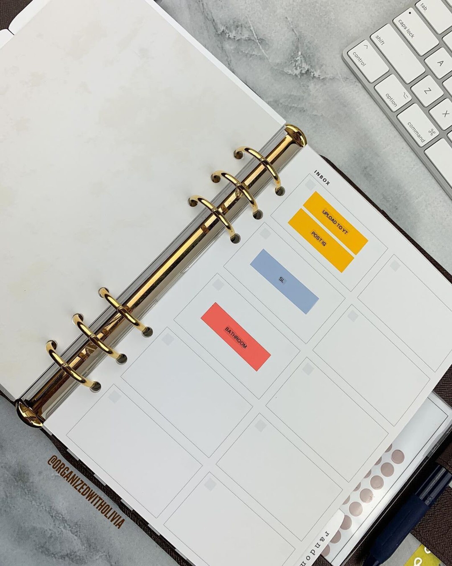 Printable Inbox A5 Planner Inserts Inbox Insert Inbox Tracker - Etsy