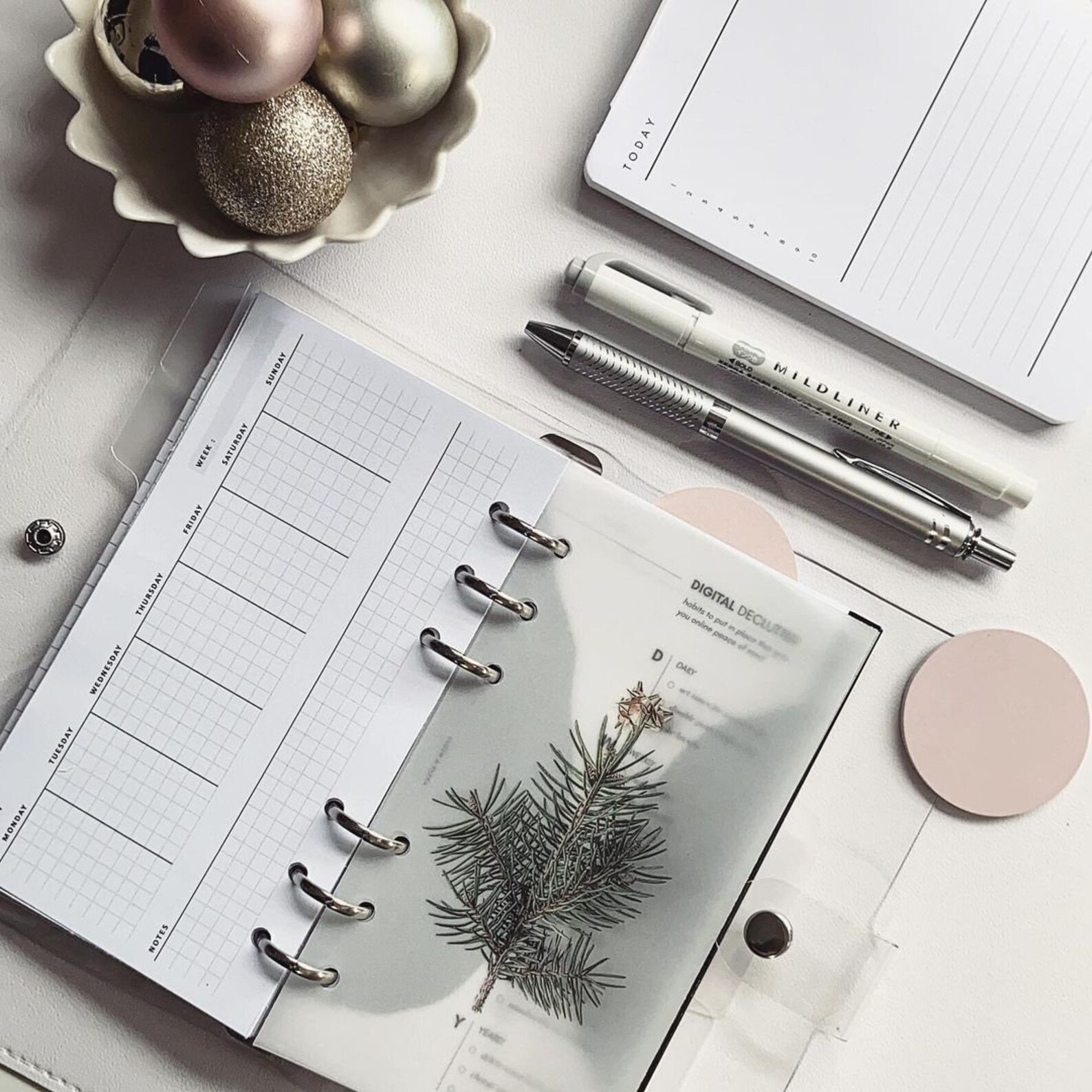 Week on 1 Page WO1P Horizontal Weekly Planner Printable - Etsy