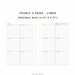 Year at A Glance Personal Wide Yearly Planner Printable - Etsy