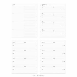 Travel Planner Printable Happy Planner Classic, Family Vacation Travel ...