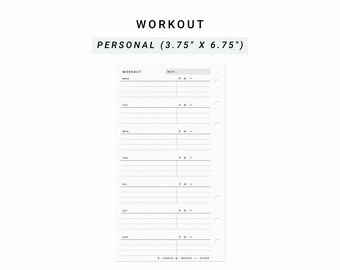 Printable Yoga Tracker - Etsy