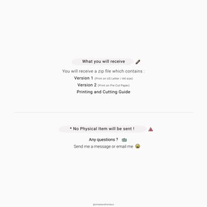 Inventory Tracker Printable Pocket Size Inventory List | Etsy