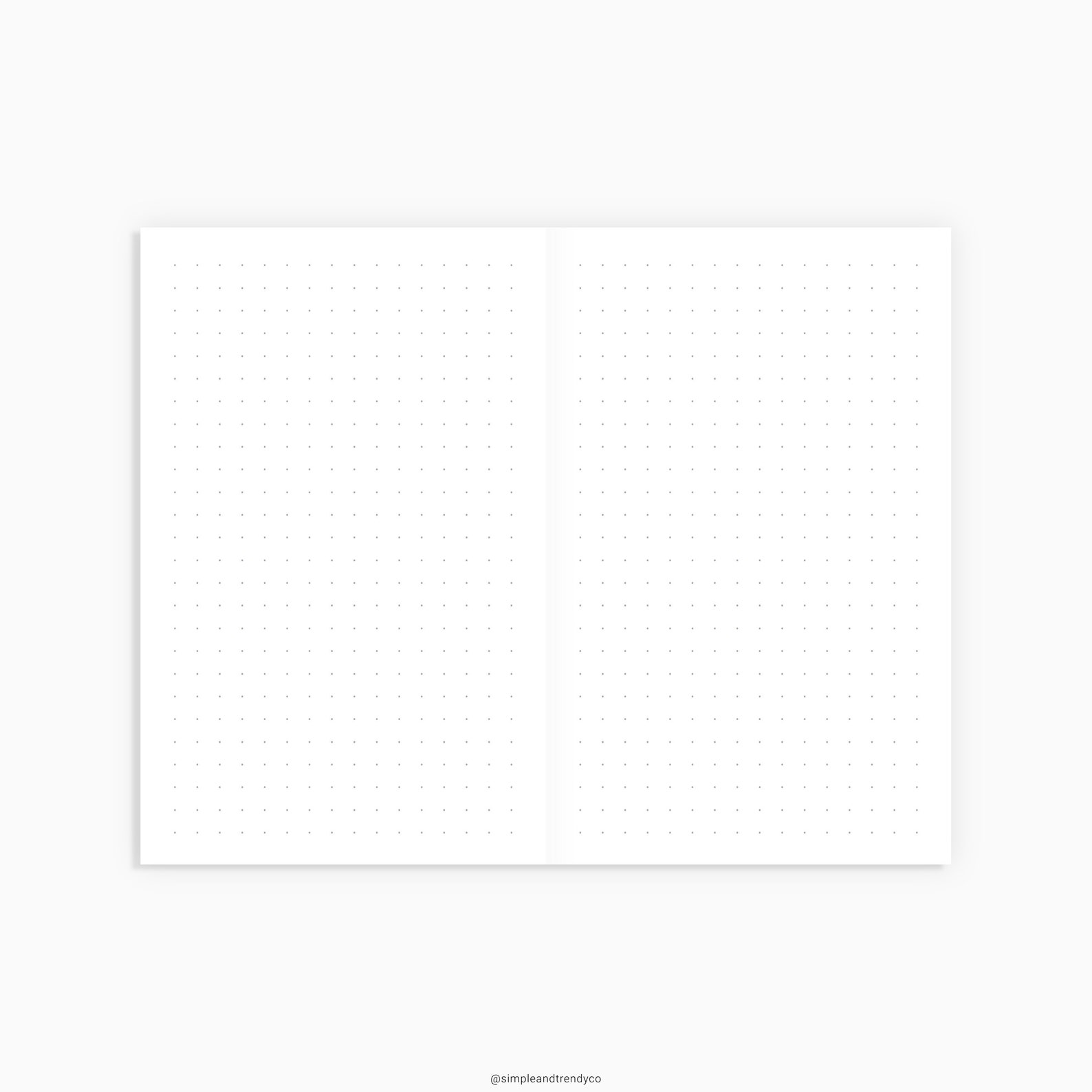 Dot Grid Lined Paper Pocket TN Printable Writing Paper Notes | Etsy