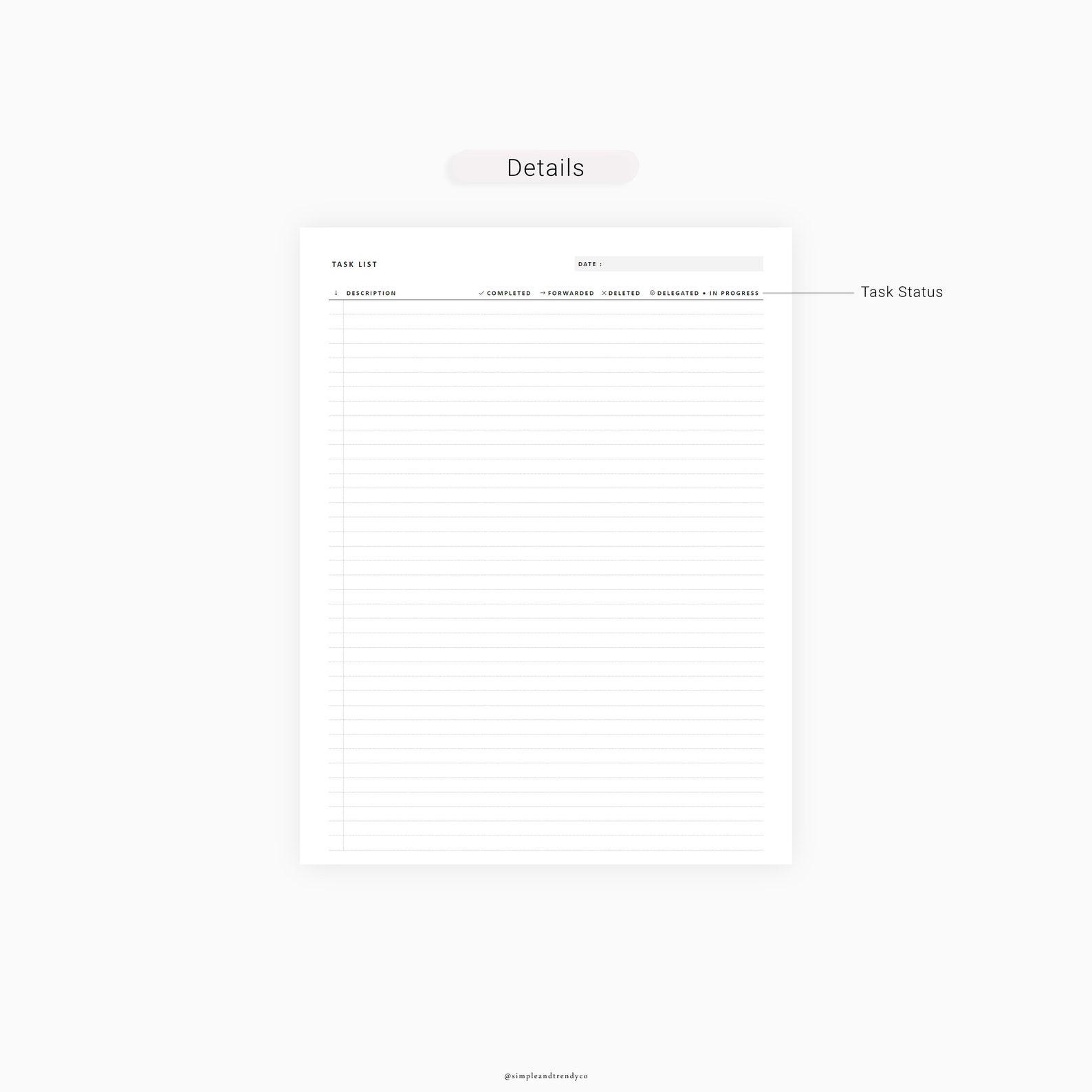 Printable To Do List A4 US Letter Size Daily To Do List Etsy