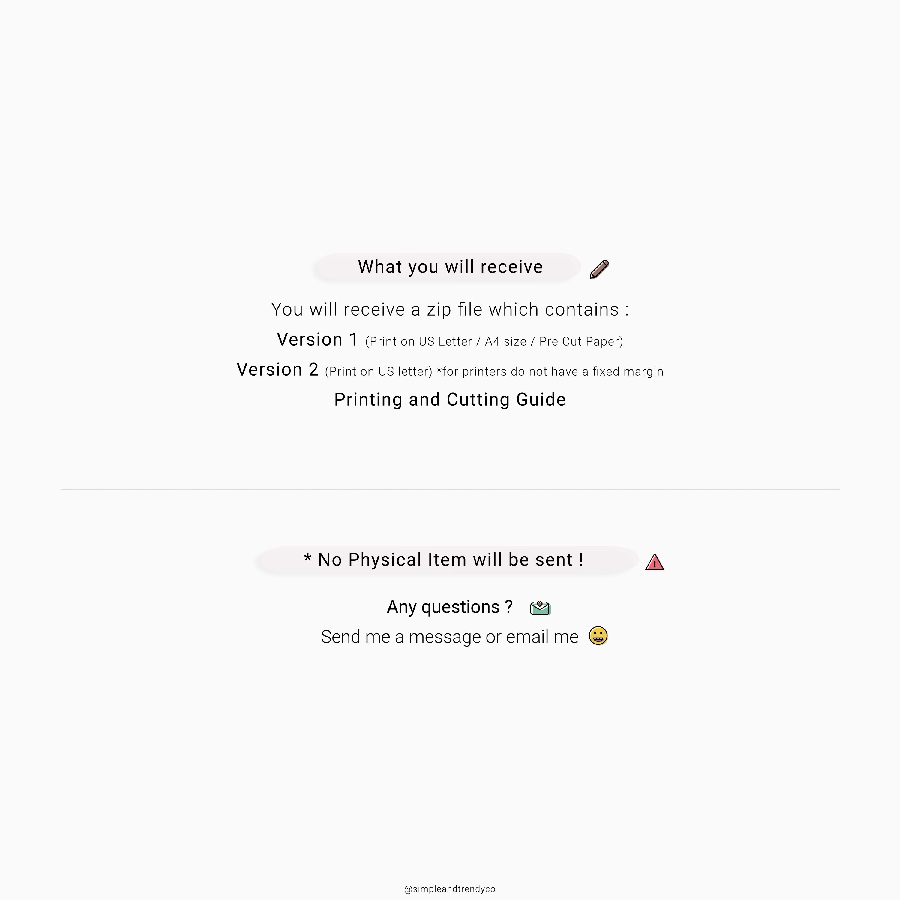 Zone Cleaning Half Size Half Letter Inserts Cleaning Zones - Etsy