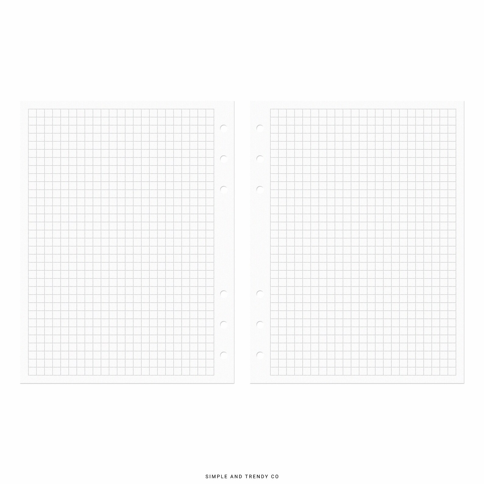 B6 Rings Dot Grid Lined Paper B6 Inserts B6 Size Printable - Etsy