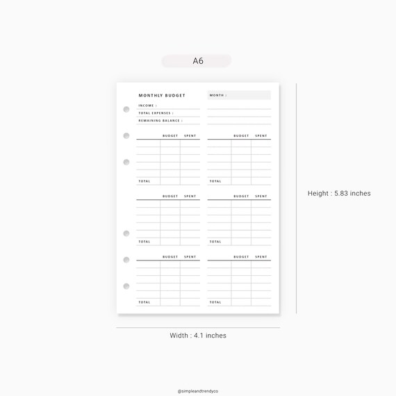 Paper Paper & Party Supplies Monthly Budget Plan Inserts Monthly Budget ... Paper Paper & Party Supplies Monthly Budget Plan Inserts Monthly Budget ...