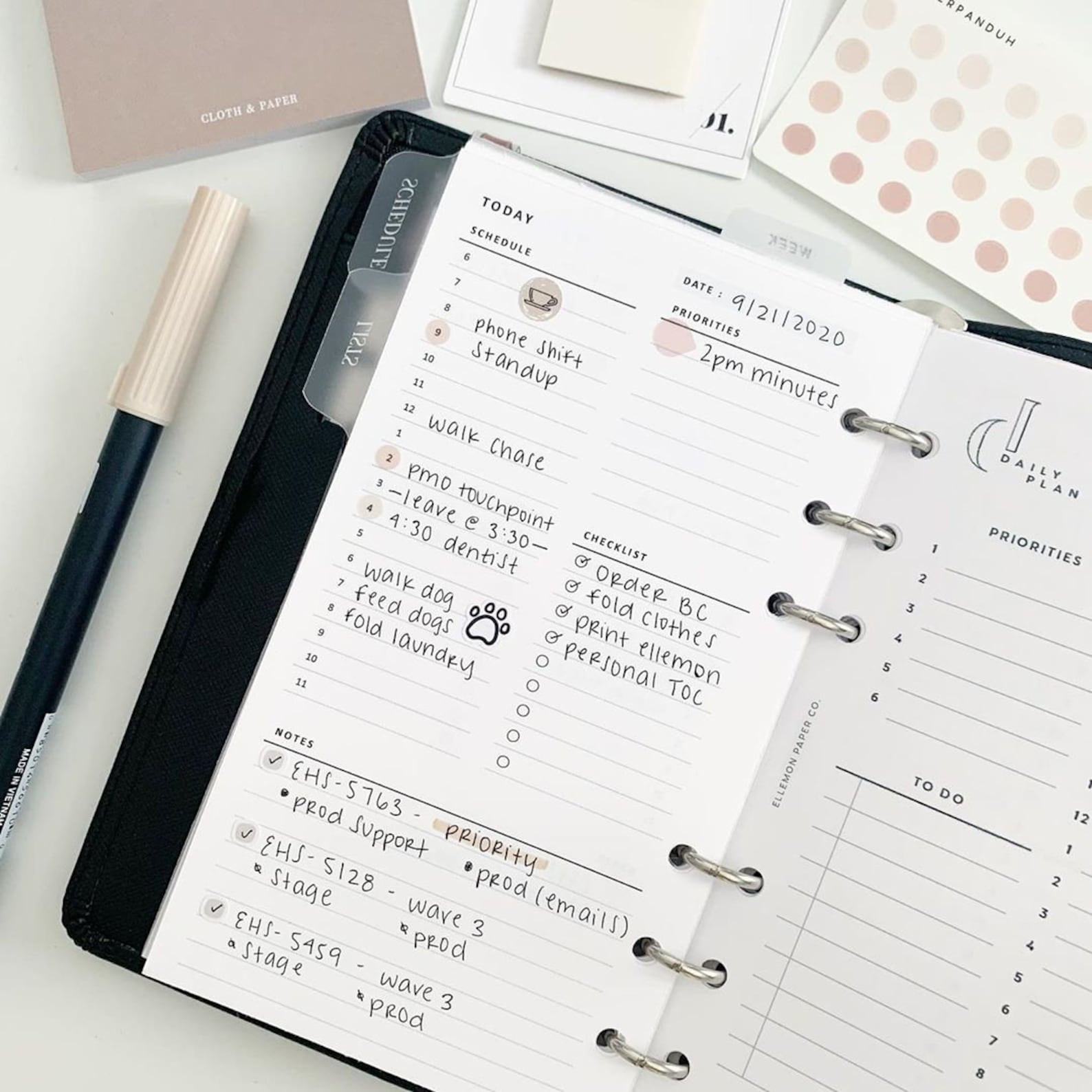 Daily Planner Printable Personal Planner Inserts Daily - Etsy