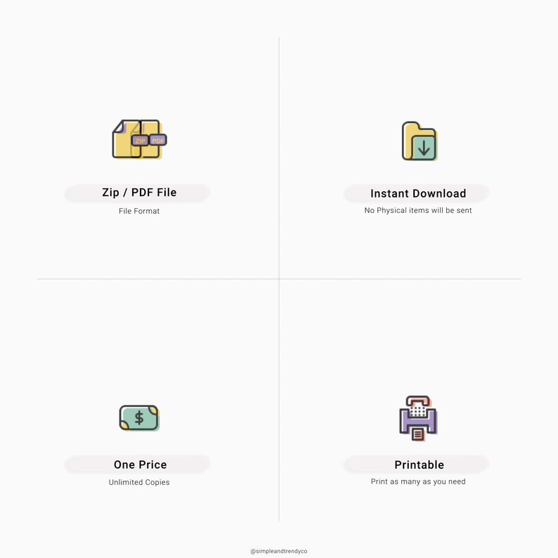 Habit Tracker Printable FC Compact Habit Tracking Goal | Etsy